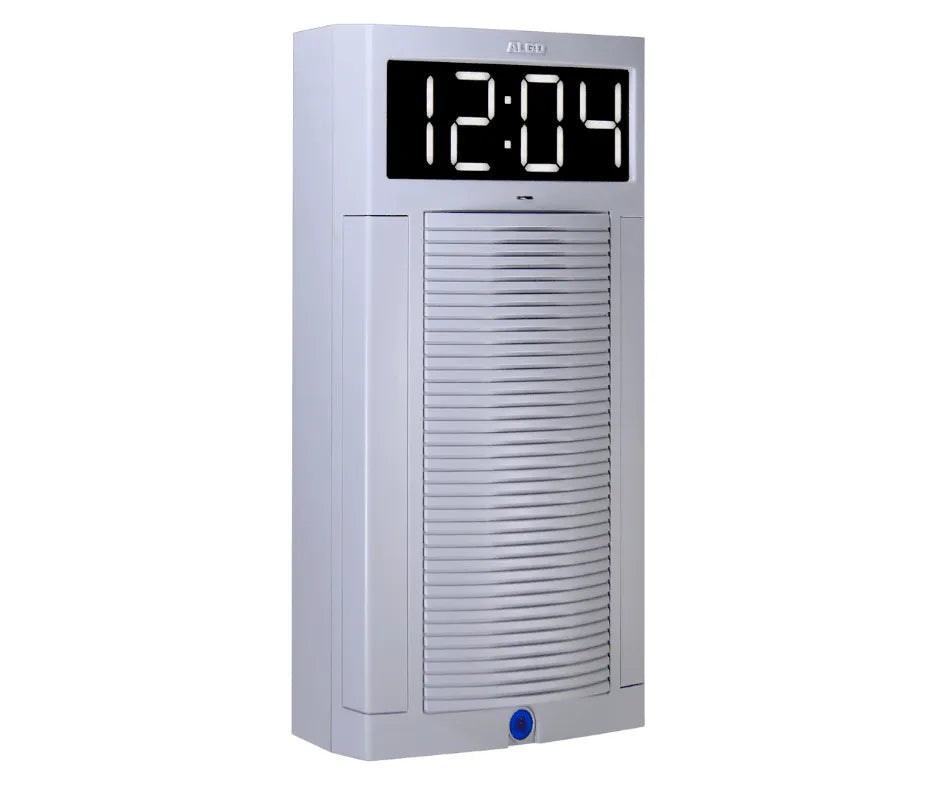 New Algo 8190 PoE IP Paging Speaker & Clock – Reef Telecom